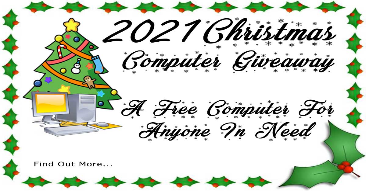 2021 Christmas Computer Giveaway - Country Road Computer Services